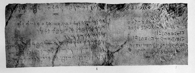 Libyco-Berber - Examples of writing